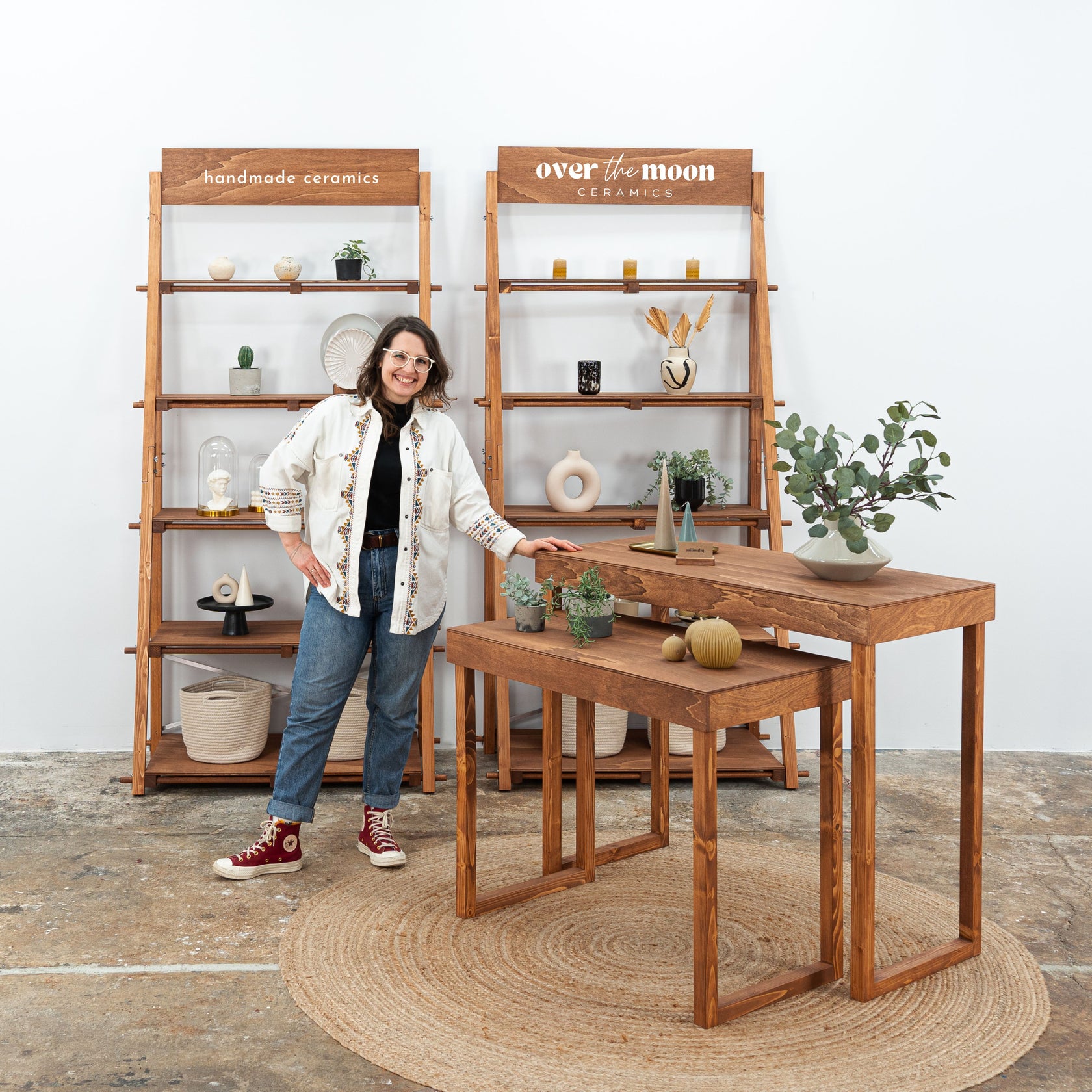 SET California CF: Vendor display, tables VC-15-CF & shelves VS-05-CF ...