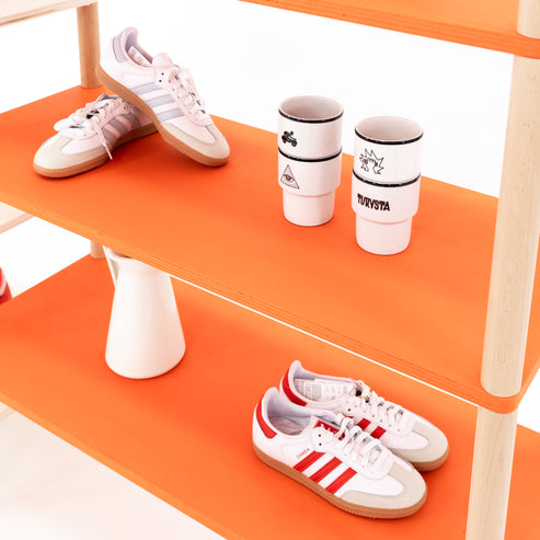 Double Display Shelf with Custom Shelves – BAMBUK Modular Retail ...