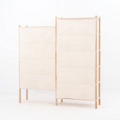 BAMBUK Double Display Shelf – Modular Beech Retail Unit – Milimetry