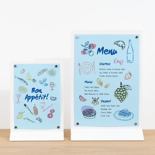 Tabletop Magnetic Sign Board – Customizable Display for Shops & Events ...