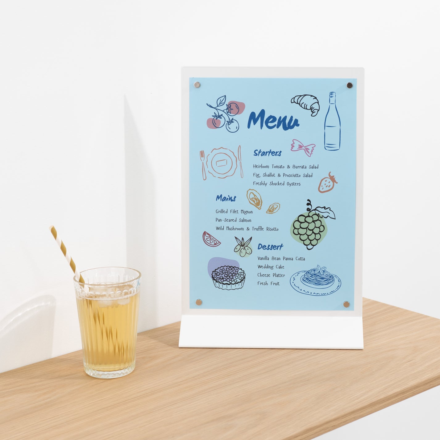 Tabletop Magnetic Sign Board – Customizable Display for Shops & Events ...