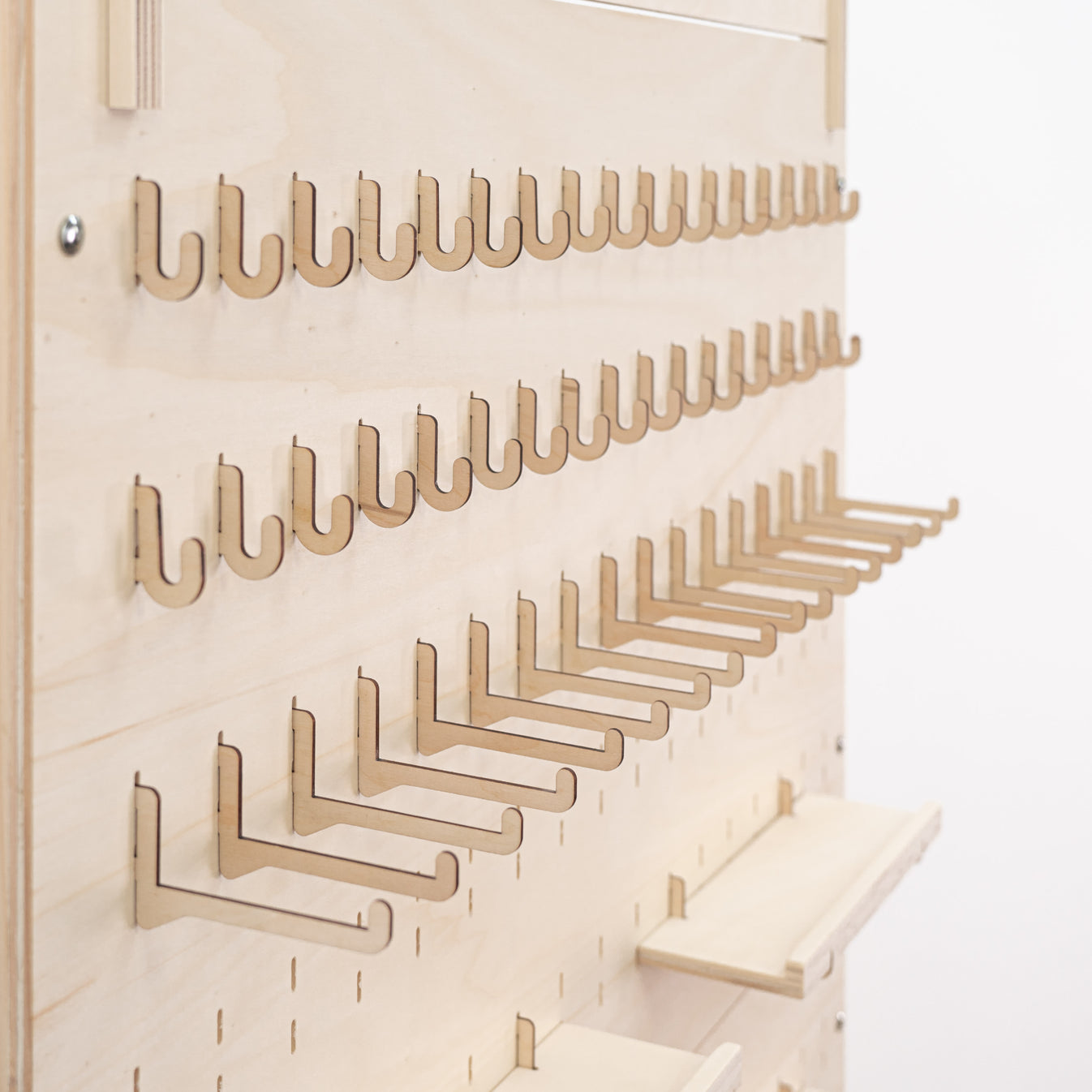 Modular Pegboard Display Stand – Customizable, Double-Sided & Portable ...