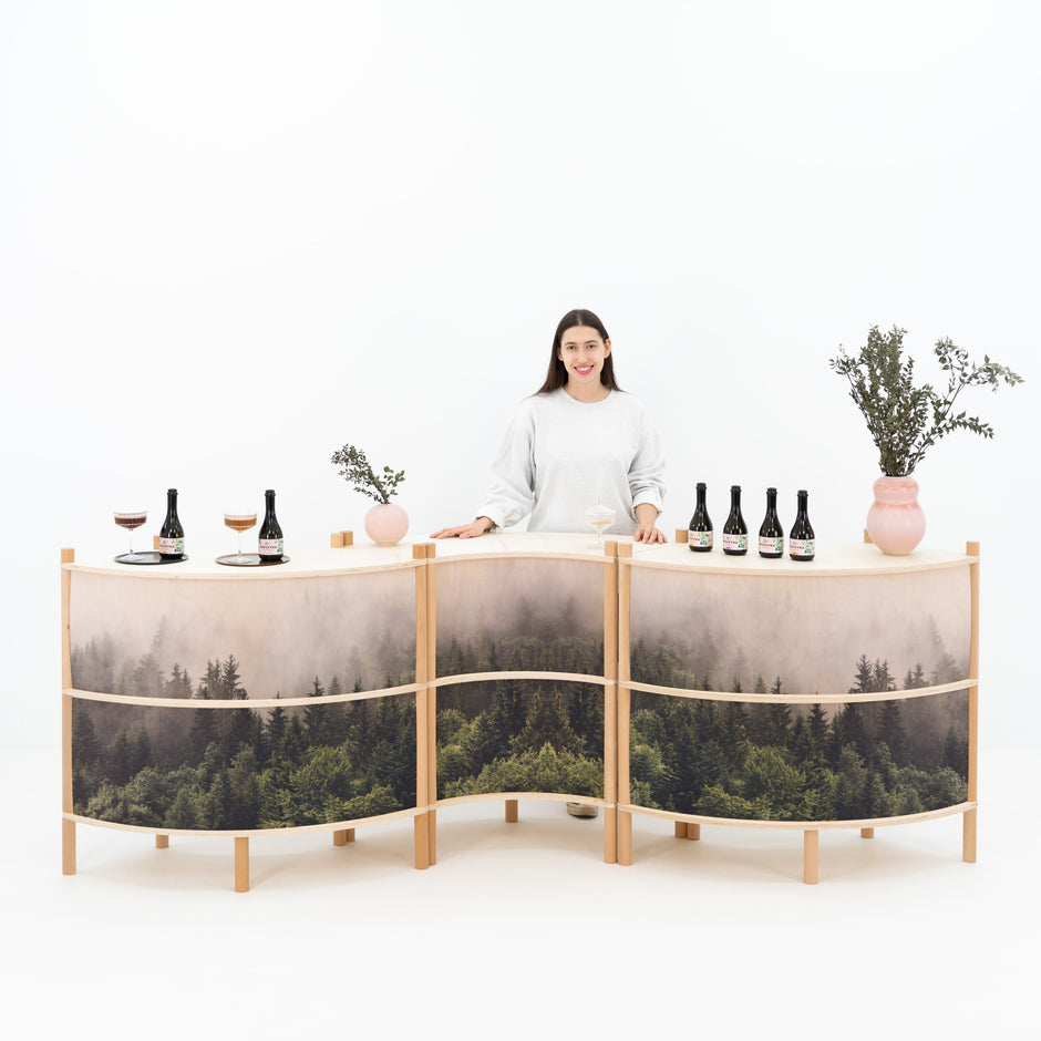 Wooden Checkout Counters for Events & Pop-Ups | Milimetry