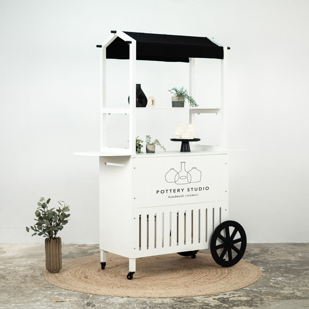 Event cart VC-11-W-WT | white color – Milimetry