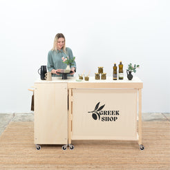 SET Vienna Natural – Portable Counter and Table for Trade Shows ...