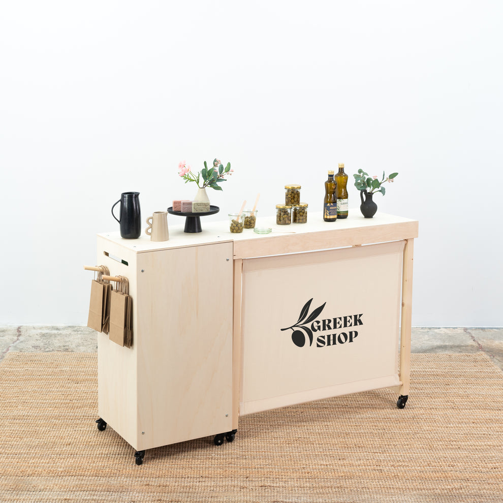 SET Vienna Natural – Portable Counter and Table for Trade Shows ...
