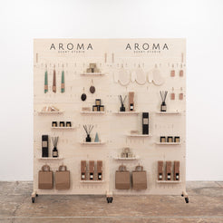 Modular Pegboard Display Stand – Customizable, Double-Sided & Portable ...