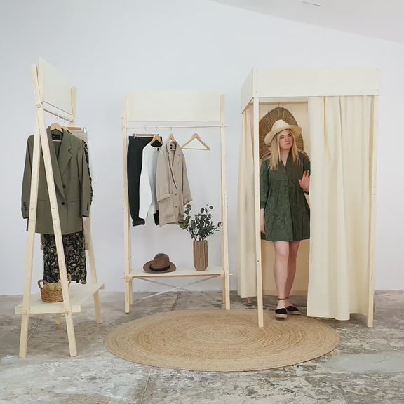 SET Chicago - garment rack and fitting room bundle for fashion designe ...