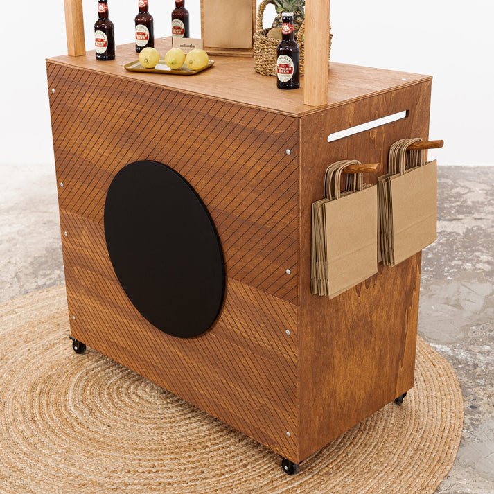Mobile bar, kiosk VC-16-W-CF | tasting station | collapsible portable ...
