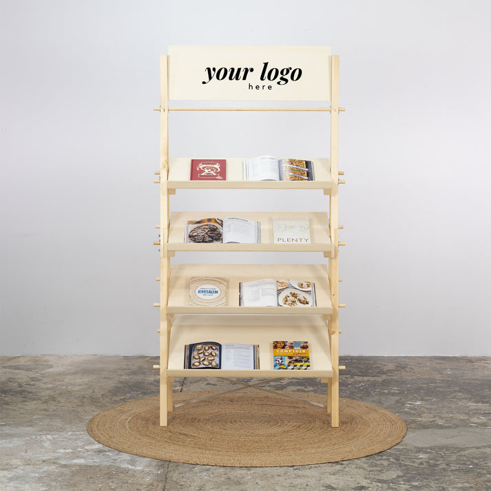 Shelving VS-07-NT with slanted shelves for shops and fairs | Folding d ...