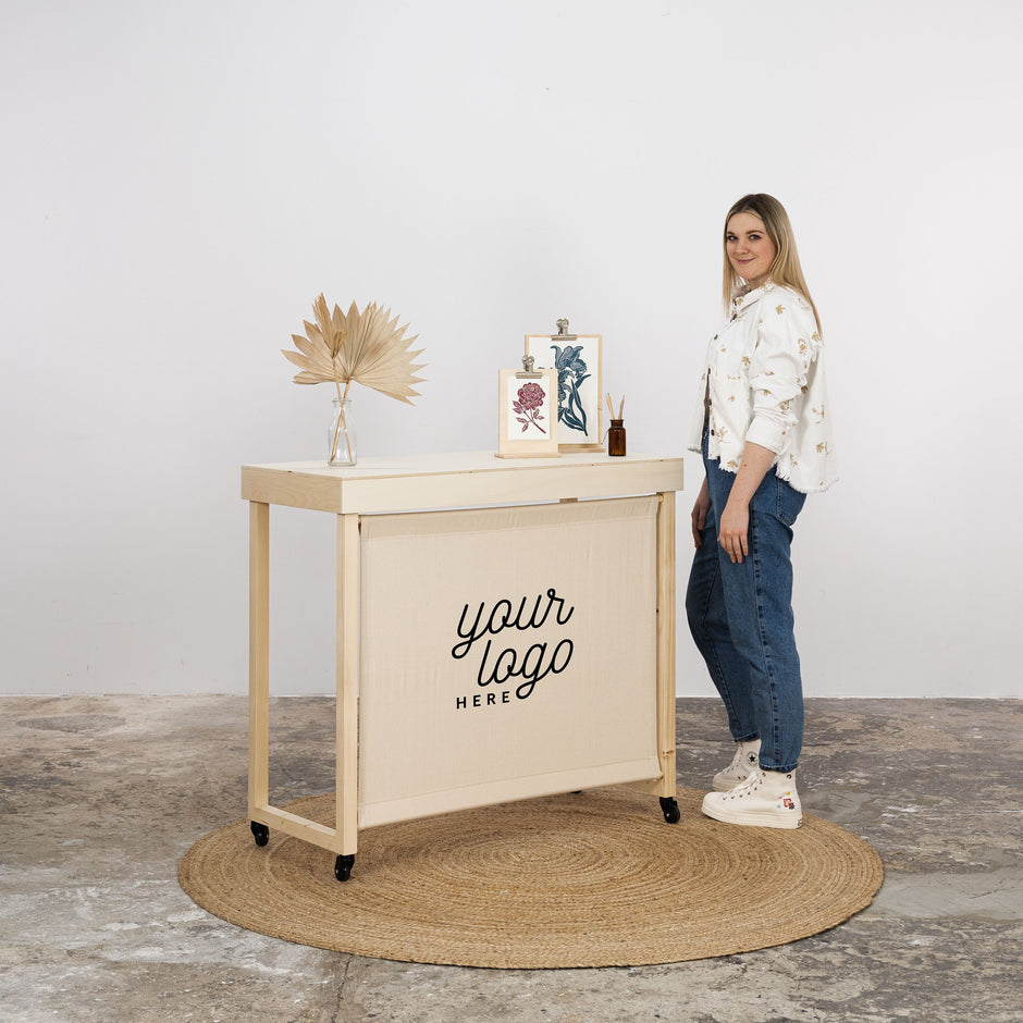 Portable display Tables for Retail, Trade Shows & Events – Milimetry