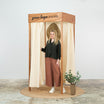 Collapsible Wooden Fitting Room – Portable Changing Cabin for Trade ...